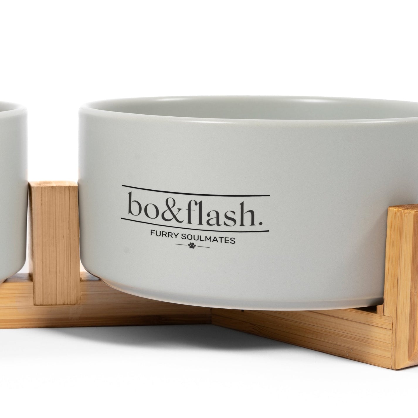 Hundefutternapf Boulder Signature Light Grey - für Hunde | bo&flash ...